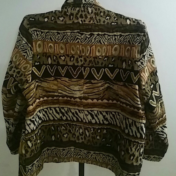 Jane Ashley | Jackets & Coats | Jane Ashley Print Jacket | Poshmark